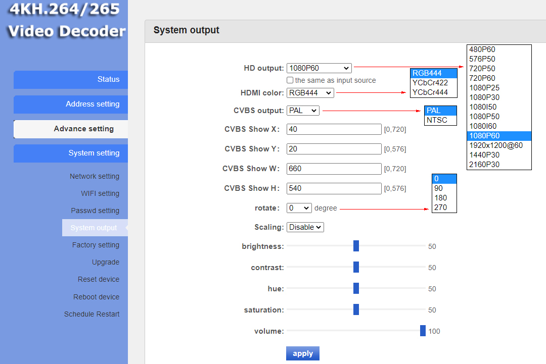 4K Video Decoder with HDMI+CVBS+VGA Output - URayTech